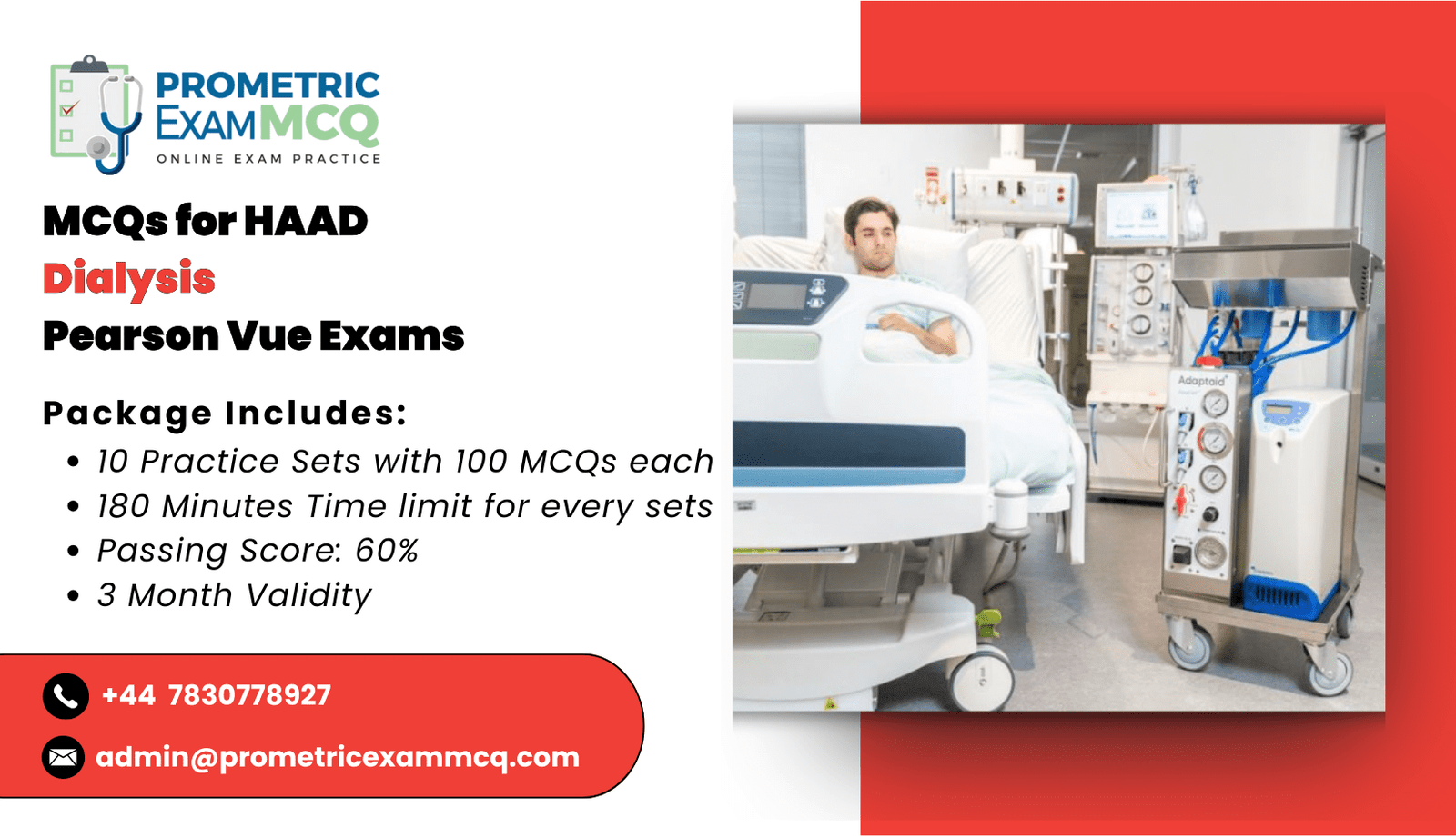 MCQs for HAAD Dialysis Pearson Vue Exams - Prometric Exam MCQs 2025