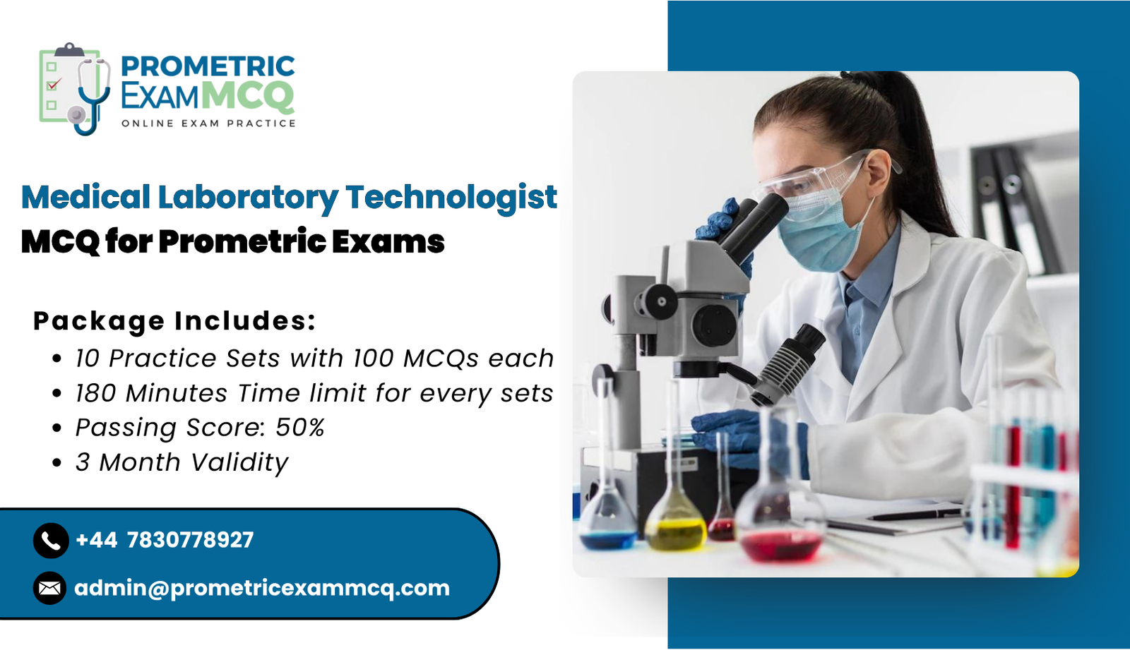 Medical Laboratory Technologist MCQ for Prometric Exams - Prometric Exam MCQs 2025