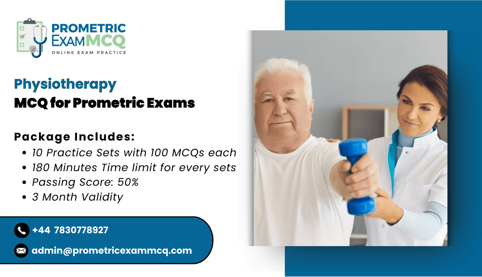 Physiotherapy MCQ for Prometric Exams - Prometric Exam MCQs 2025