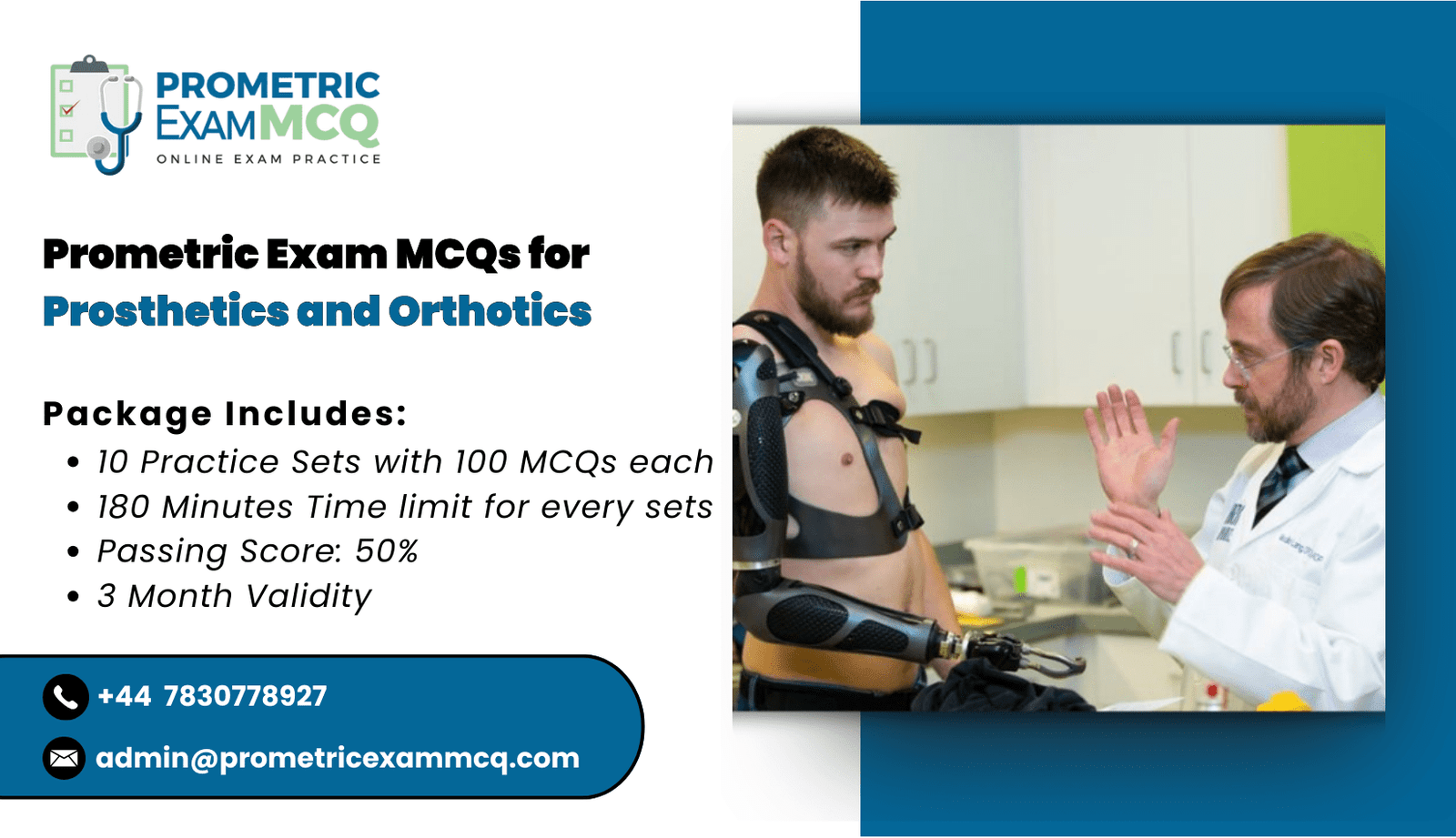 Prometric Exam MCQs for Prosthetics and Orthotics - Prometric Exam MCQs ...